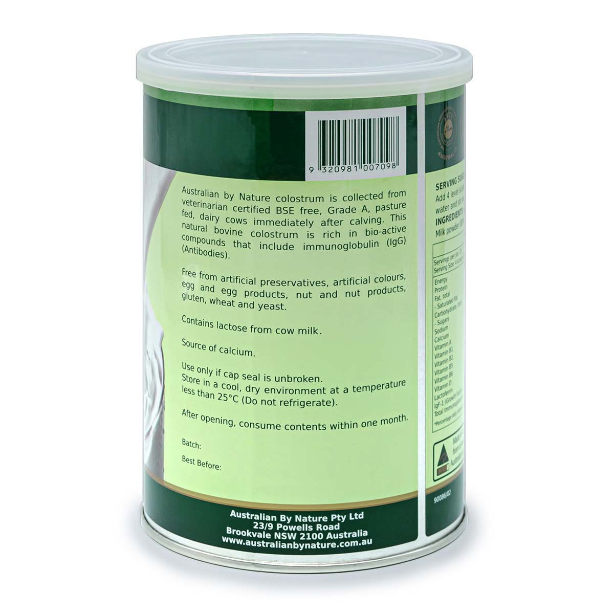 Colostrum & Milk Powder 400g (4000 IgG)