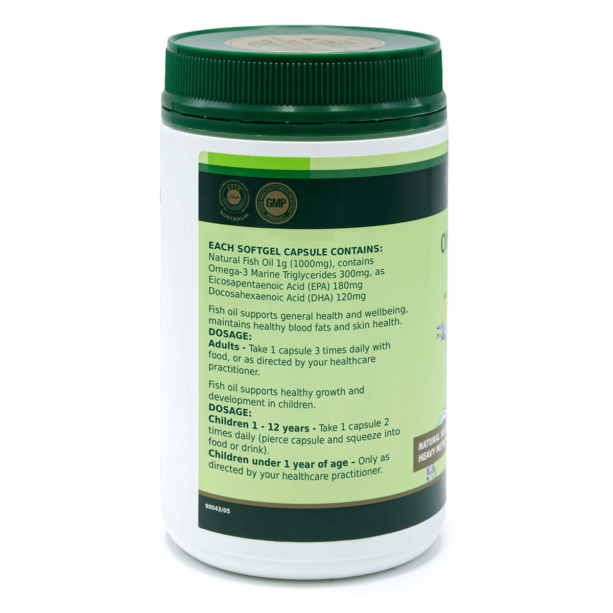 Omega-3 Fish Oil 365 Capsules (1000mg)